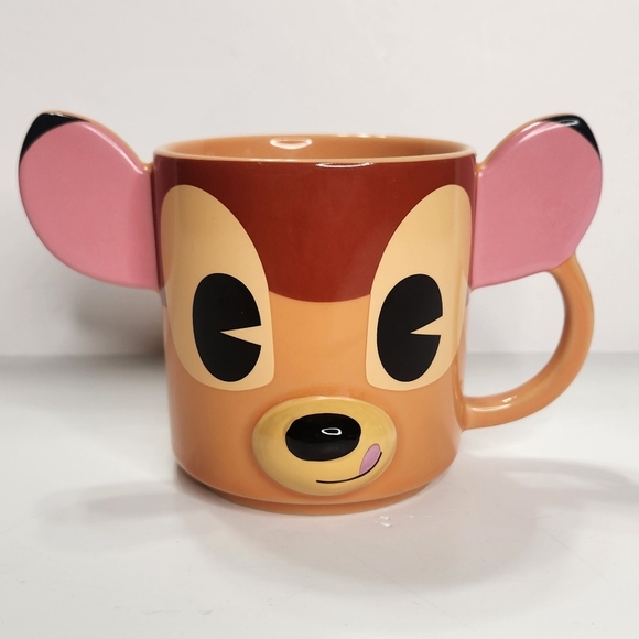 Disney | Dining | Disney Store Mug 3d Bambi Cup Deer 2oz Coffee Tea 3 ...